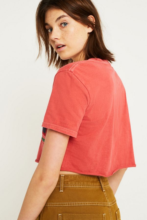 UO Après Love Red Crop T-Shirt | Urban Outfitters