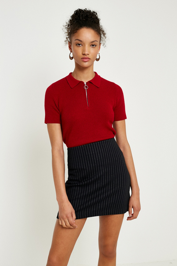 Urban Outfitters – Minirock mit Nadelstreifen | Urban Outfitters