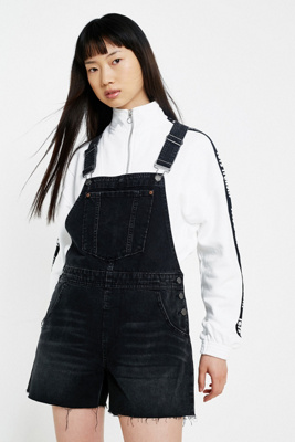 Cheap Monday Black Bib Shortall Dungarees | Urban Outfitters UK