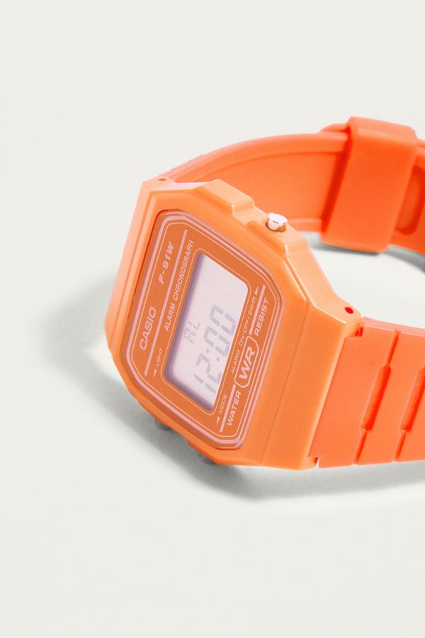 Casio Classic Orange Digital Watch | Urban Outfitters