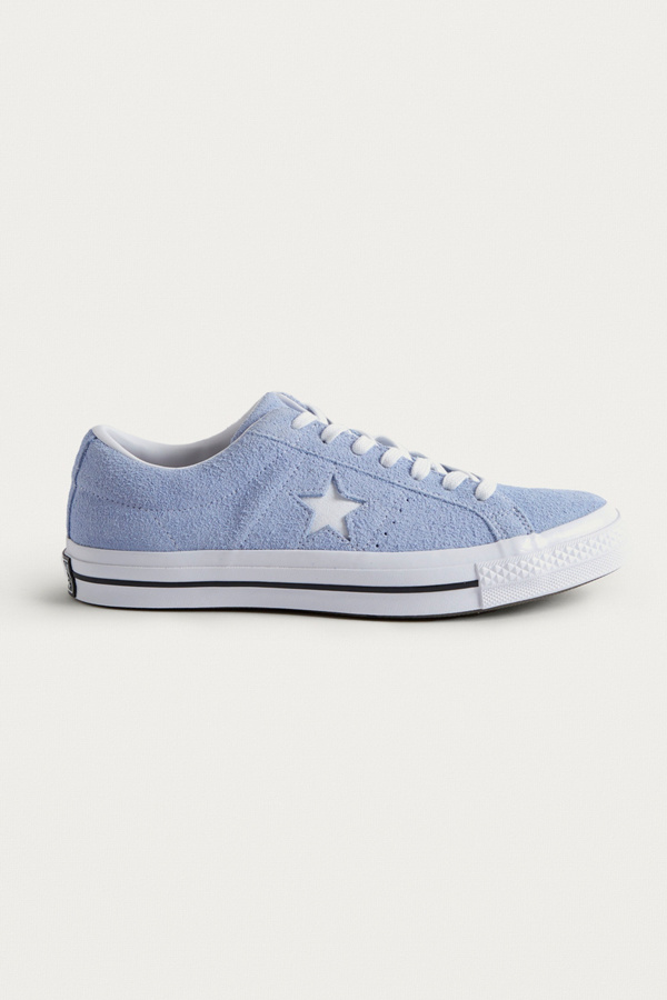 Converse One Star Blue Chill Suede Trainers | Urban Outfitters UK