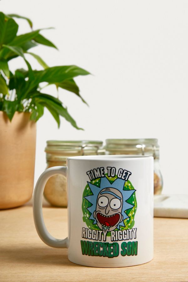 Rick and Morty Time To Get Riggity Riggity Wrecked Son Mug | Urban ...