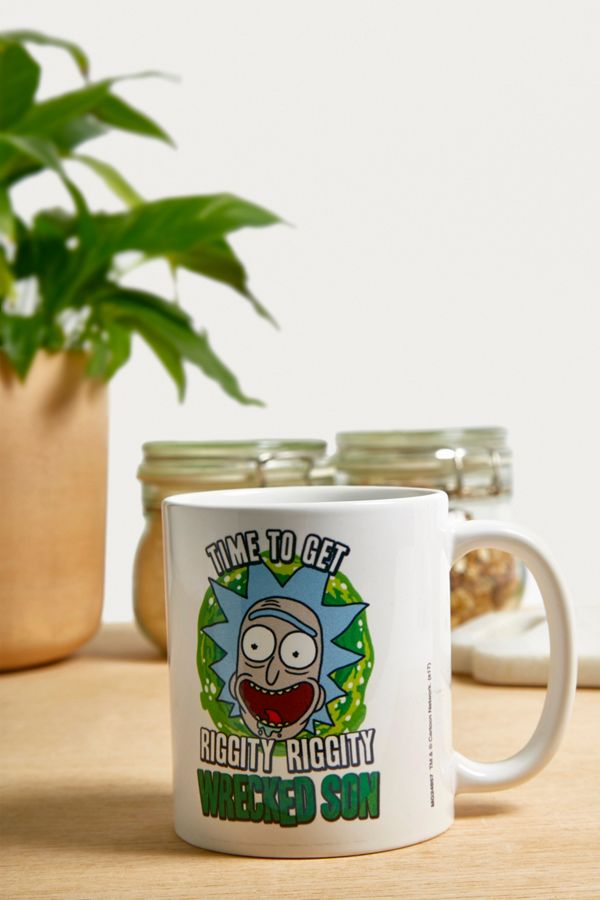 Rick and Morty Time To Get Riggity Riggity Wrecked Son Mug | Urban ...