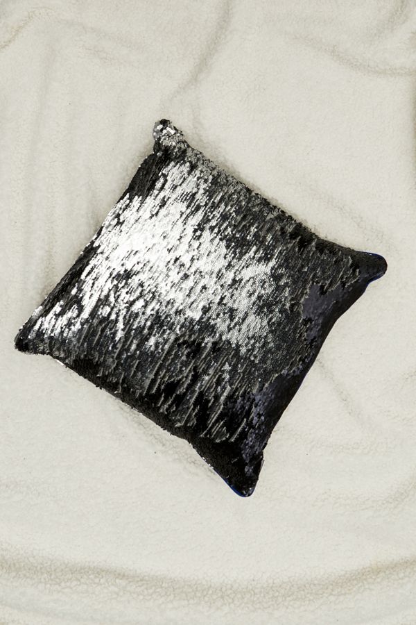 Mermaid Reversible Sequin Throw Pillow | Urban Outfitters