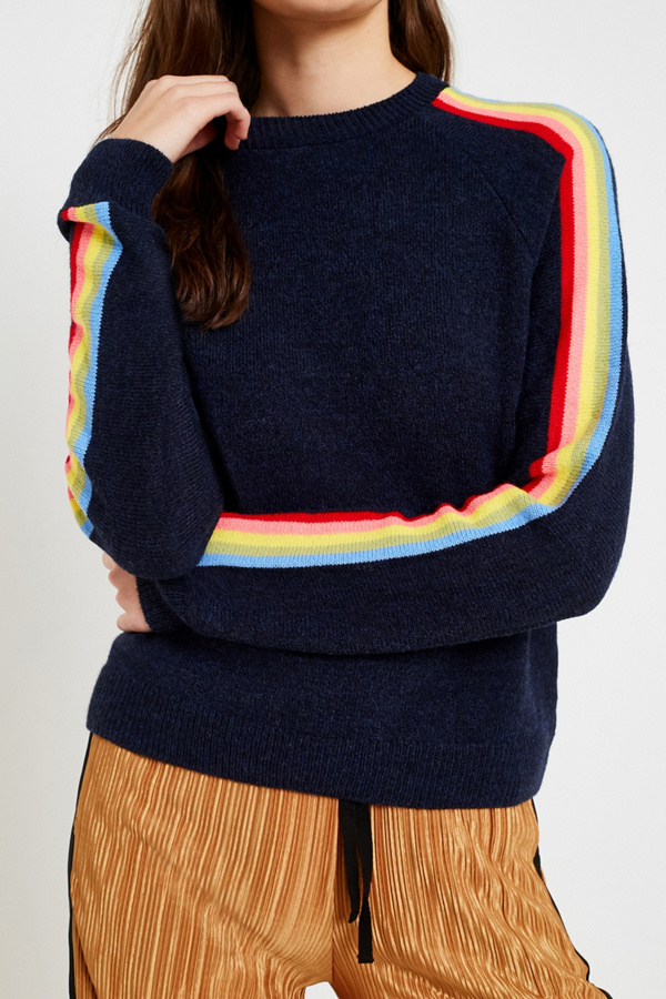 Urban Outfitters Striped Rainbow Jumper | Urban Outfitters