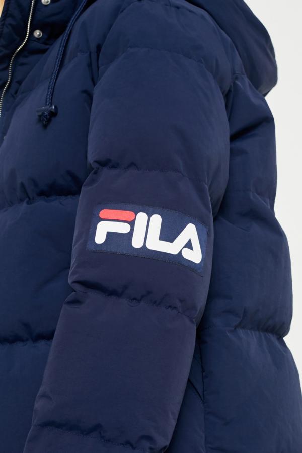 FILA Navy Puffer Jacket | Urban Outfitters