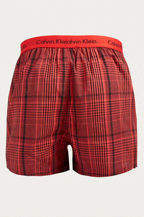 Calvin Klein Slim Fit Woven Boxer Trunks Pack Urban Outfitters