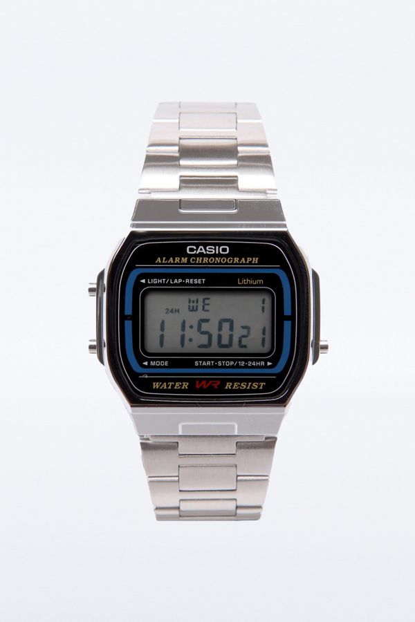 Casio Silver Retro Digital Watch | Urban Outfitters